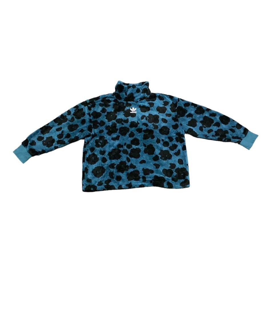 Adidas Adidas Turtle Neck Fleece Sweatshirt Art Design | Grailed