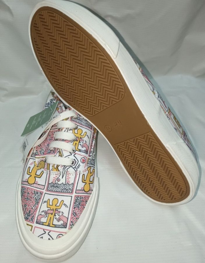 Art Keith Haring X H&M canvas trainers Shoes | Grailed