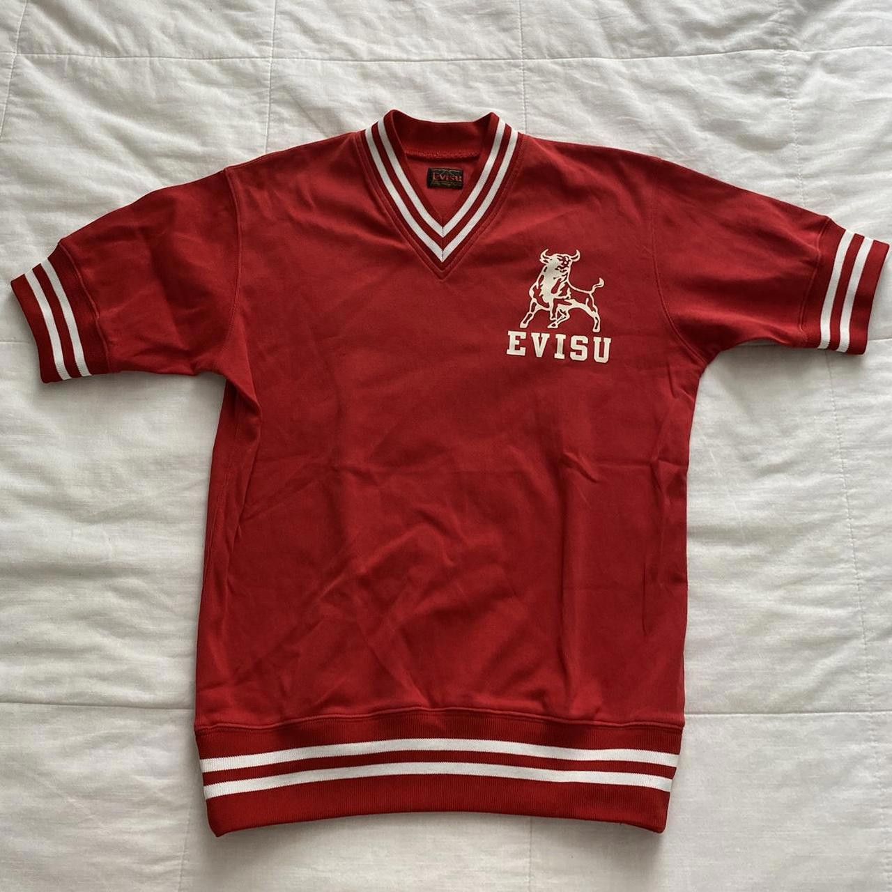 Evisu Evisu Red Soocer Jersey | Grailed