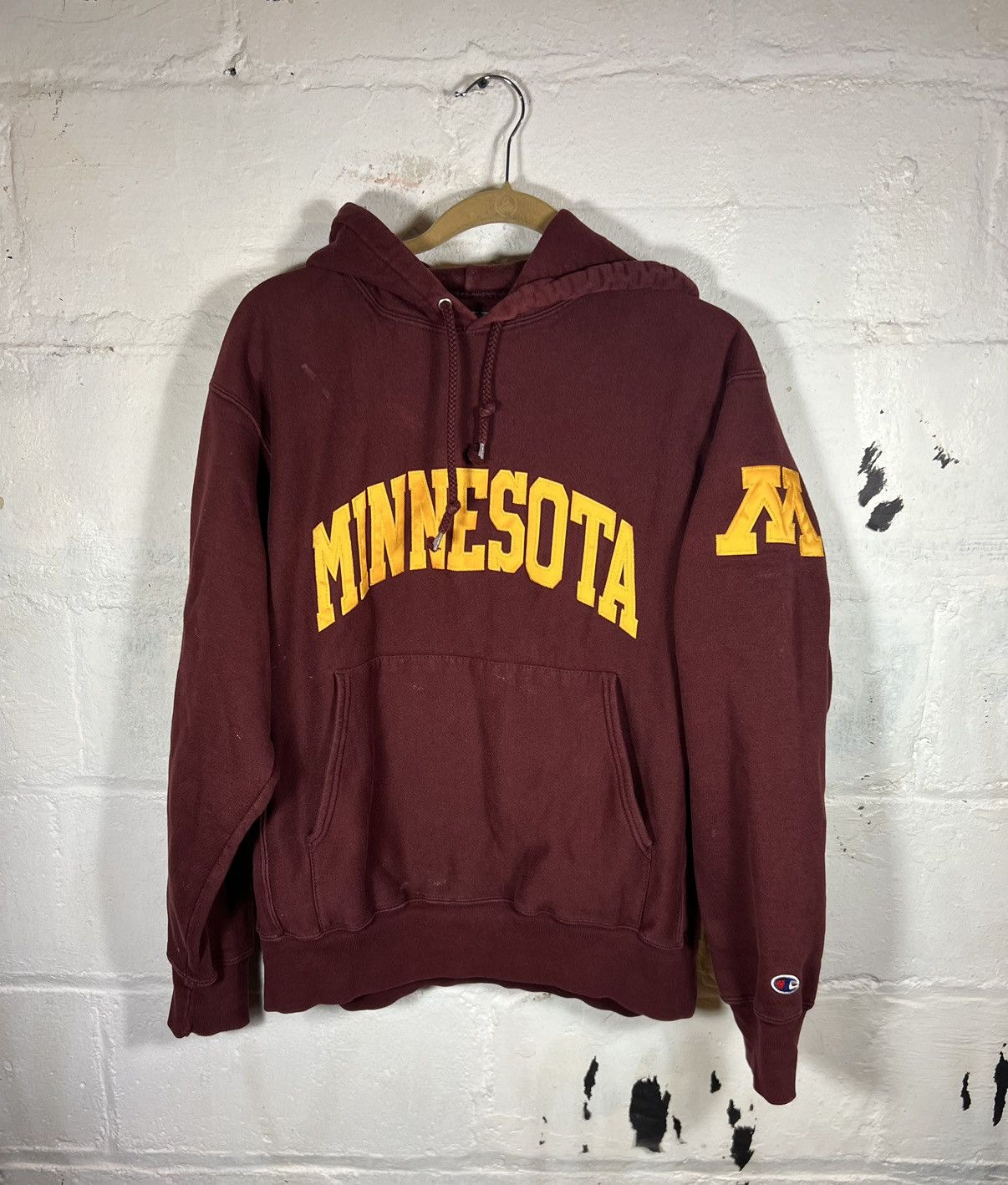 Champion Vintage Vintage Minnesota Gophers Reverse Weave Hoodie Grailed