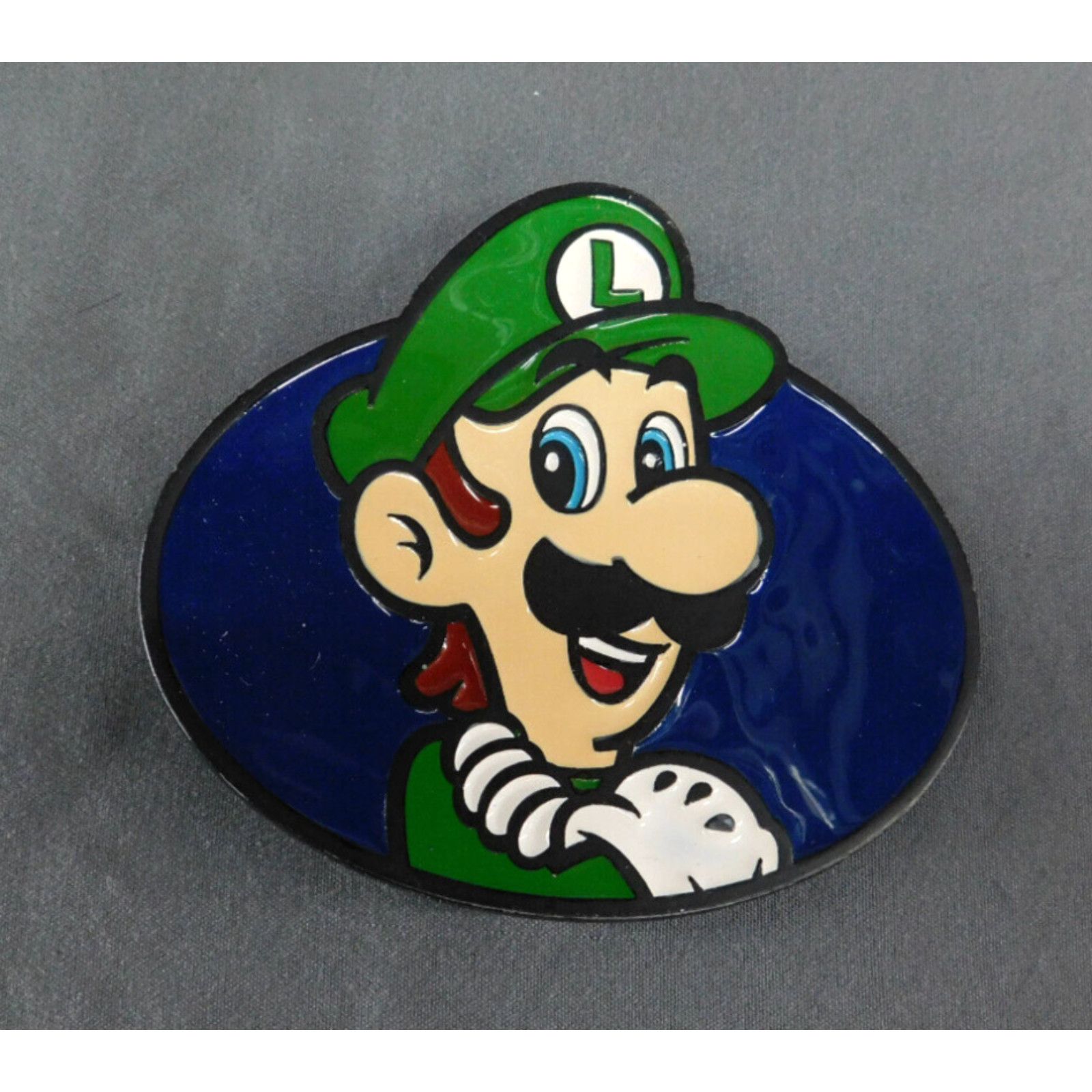 Nintendo Super Mario Brothers Luigi Belt Buckle Enamel Nintendo 2011 ...