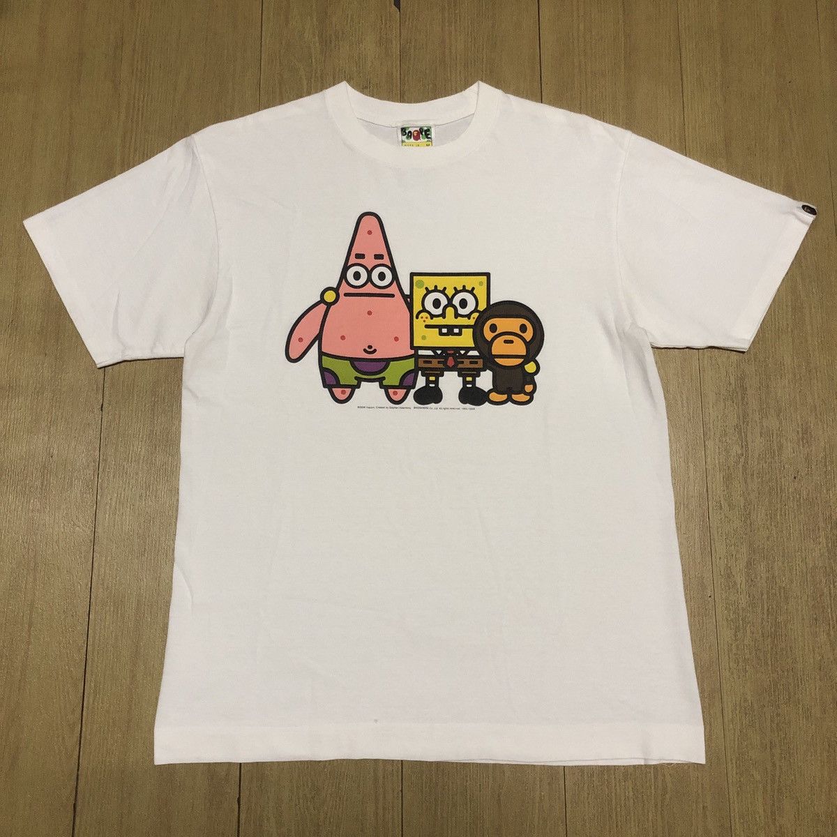 Bape × Nickelodeon Bape x SpongeBob Squarepants Bob Milo Tee | Grailed