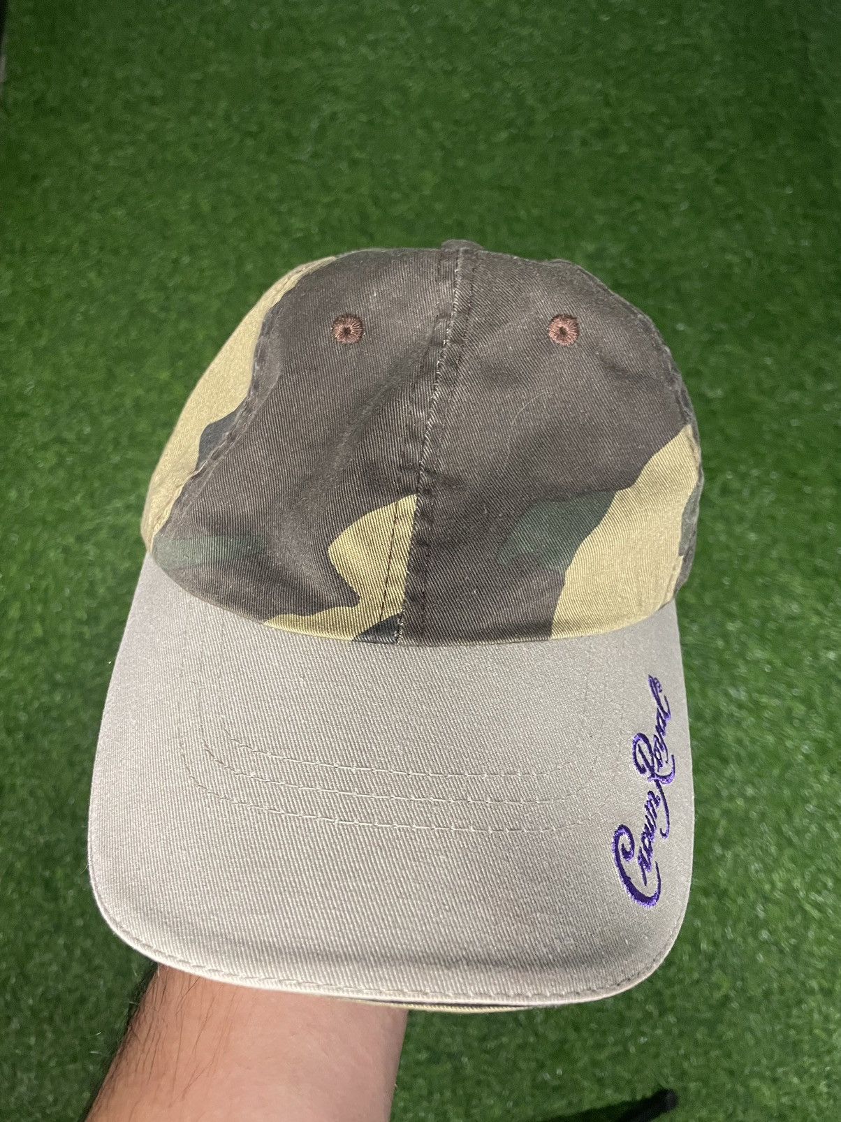 Streetwear × Vintage Crown Royal Camo cap | Grailed