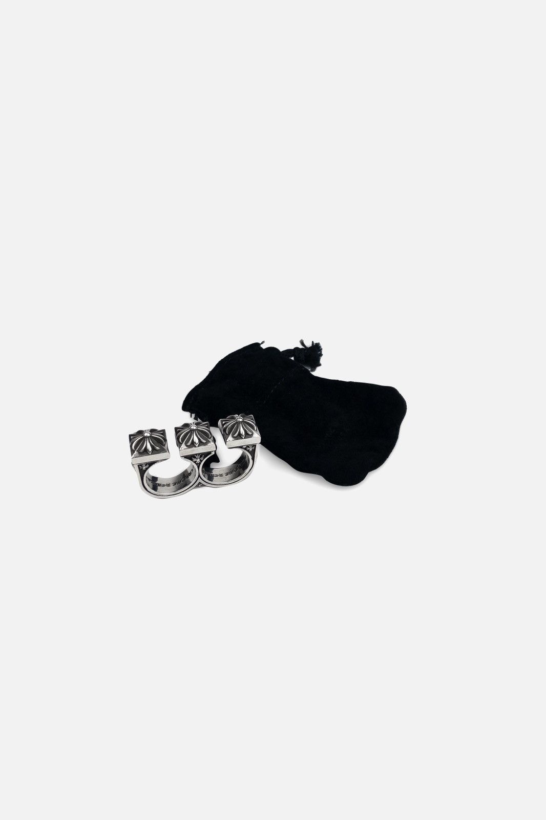 Chrome Hearts Chrome Hearts Brass Knuckles Double Ring Size 7 | Grailed