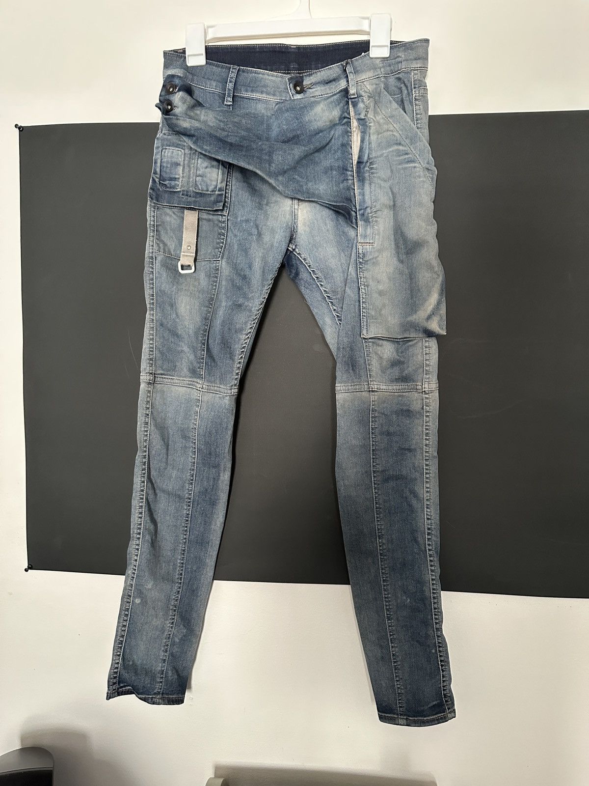 Rick Owens × Rick Owens Drkshdw Rick Owens Memphis Denim Hustler Blue ...