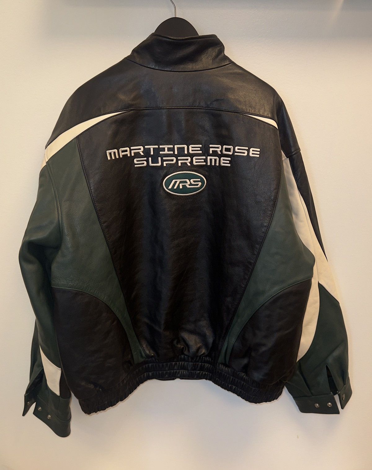 Martine Rose × Supreme SUPREME®/MARTINE ROSE® LEATHER TRACK JACKET ...