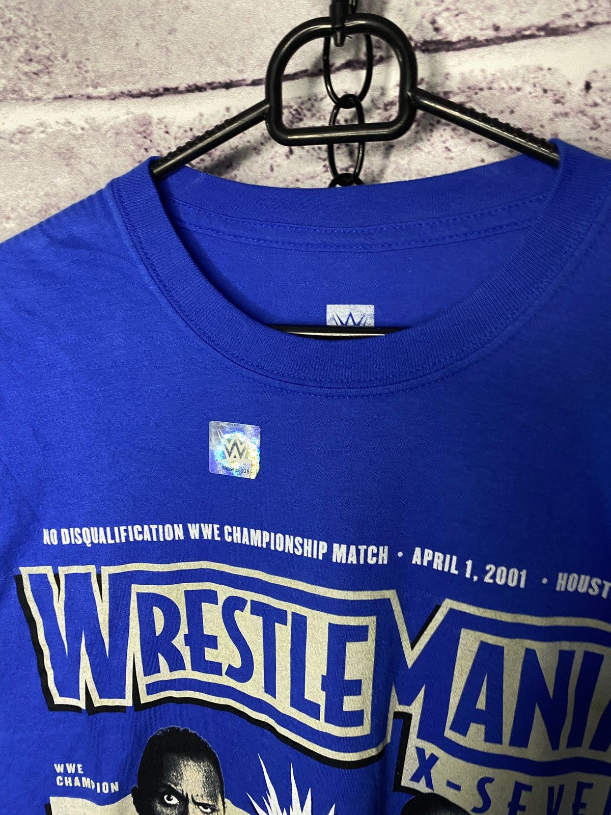 Vintage × Wwe × Wwf MENS WWE Wrestlemania Wrestling The Rock T shirt ...