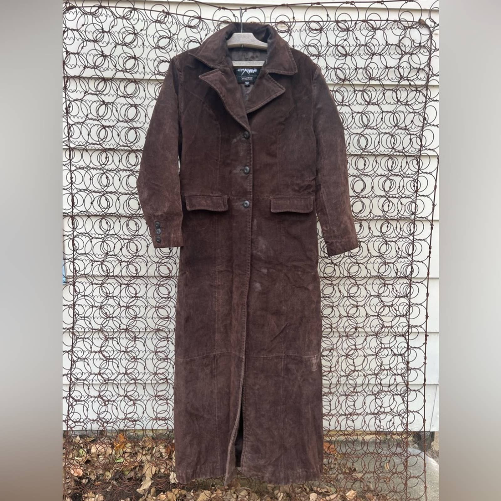 Wilsons Leather Wilsons Leather Brown Harry Potter Dark Academia Trench Coat | Grailed