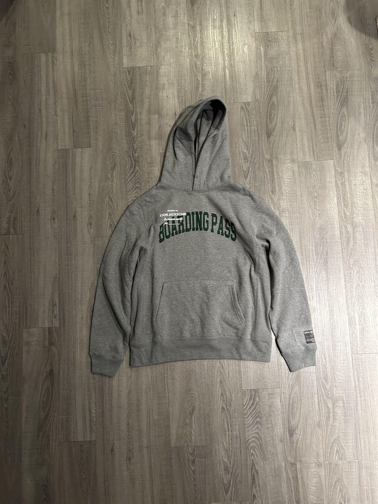 Streetwear EION JACKSON Boarding Pass Hoodie | Grailed