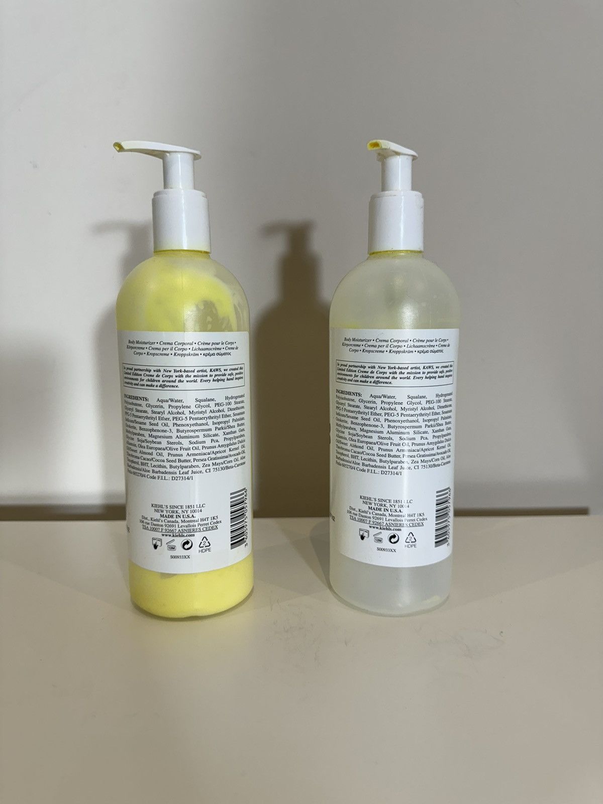 Kaws KAWS x Kiehl’s Creme de Corps Bottles | Grailed