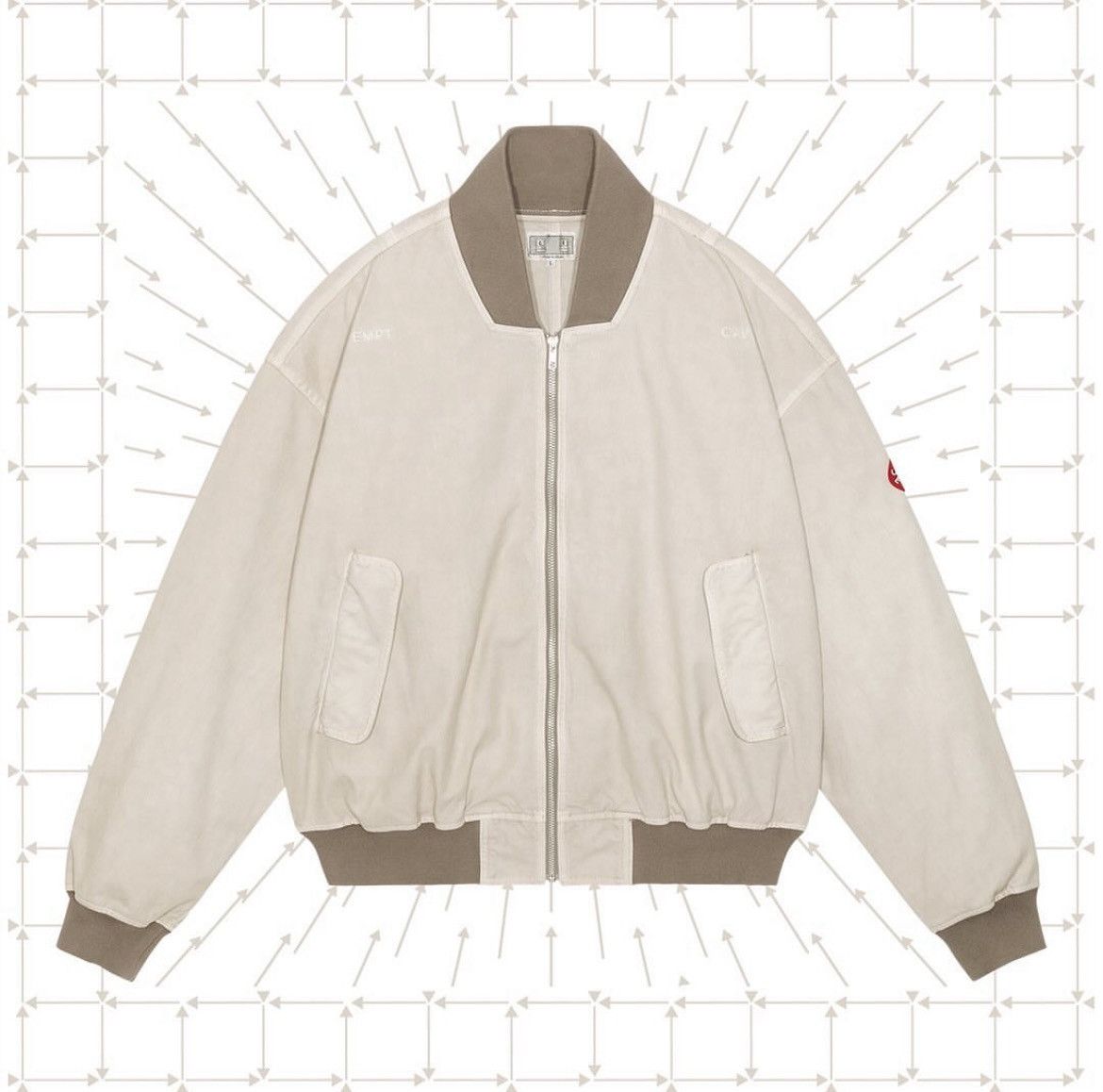 Cav Empt Overdye Duck Zip Jacket | Grailed