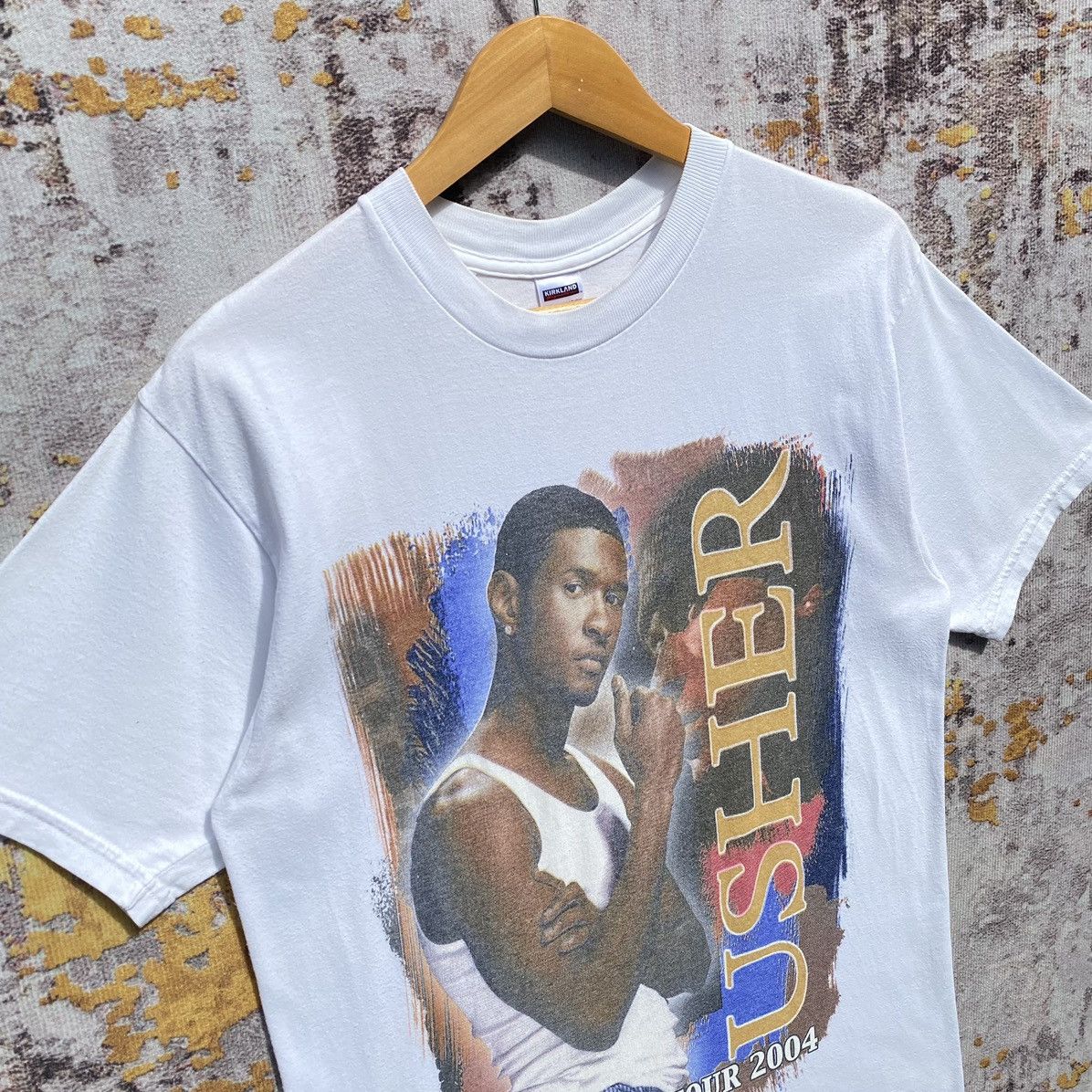 Band Tees Vintage Y2K Kanye West Usher Shirt The Truth Tour Rap 2004 ...