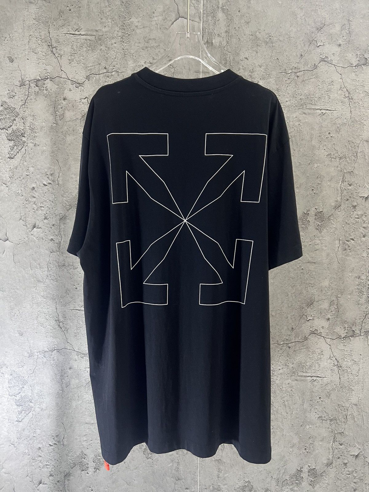 Off-White Off-White Outline Arrow Oversized Tee | Grailed
