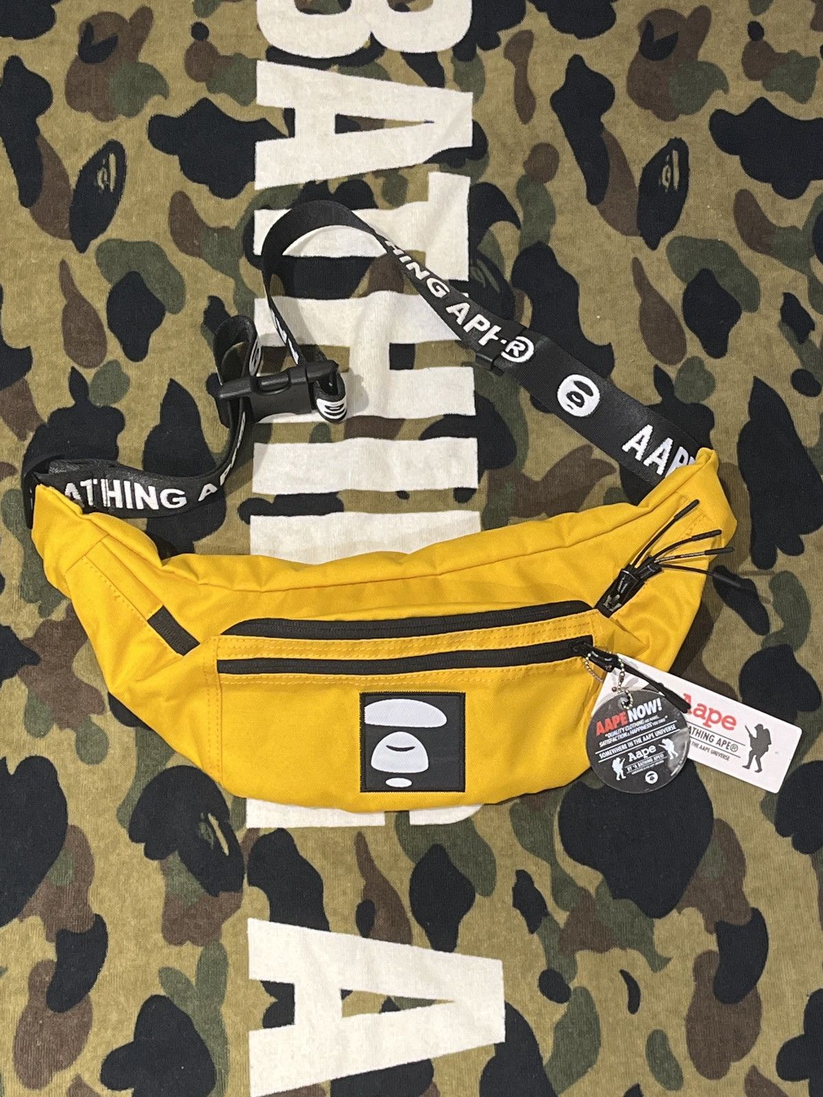 Aape AAPE LOGO WAIST SHOULDER BAG | Grailed