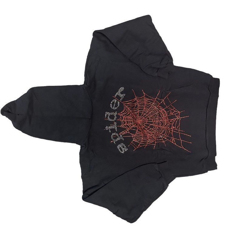 Spider Worldwide Spider sp5dr men’s hoodie new large rhinestones | Grailed
