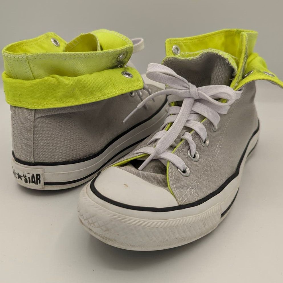 Converse Converse Chuck Taylor All Star Two Fold Shoes Gray Yellow ...