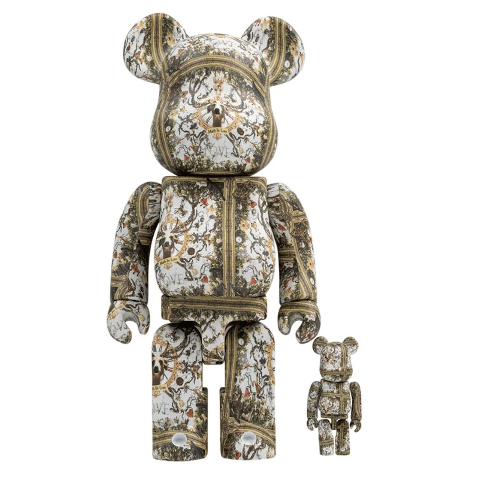 Medicom Bearbrick Bearbrick x Yuki Ogura Much In Love 100% & 400% Set ...
