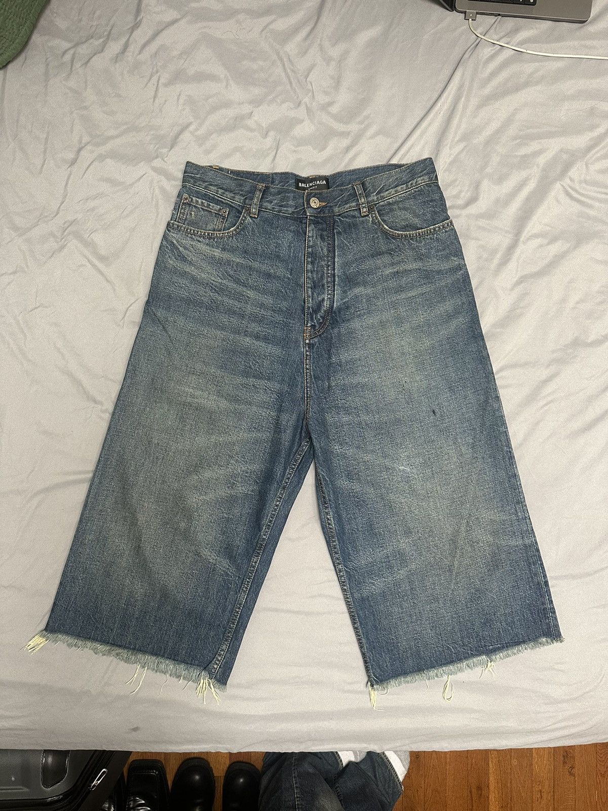 Balenciaga Balenciaga denim shorts jorts | Grailed