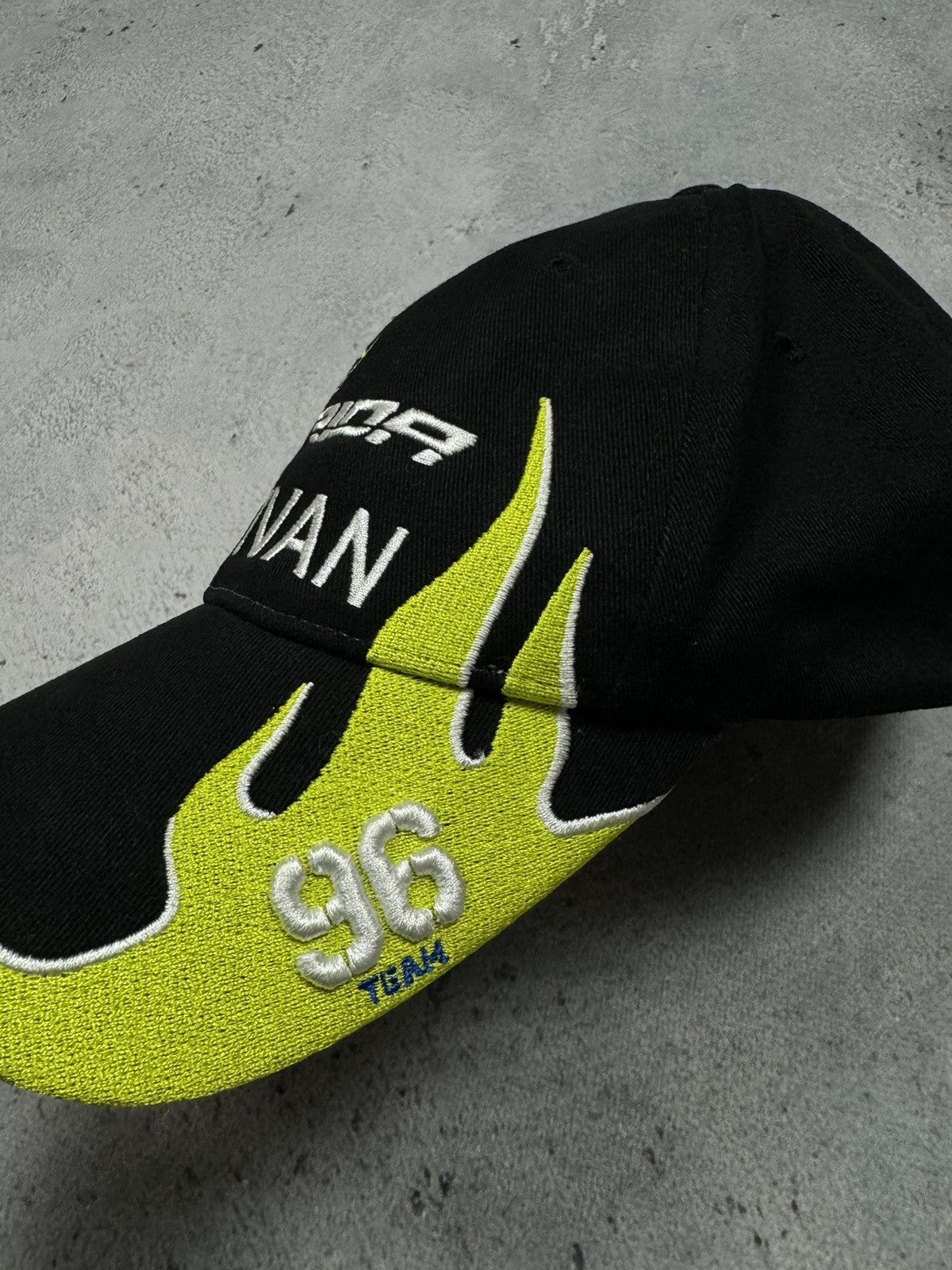 Racing × Streetwear × Vintage volkswagen racing team cap flame hype ...