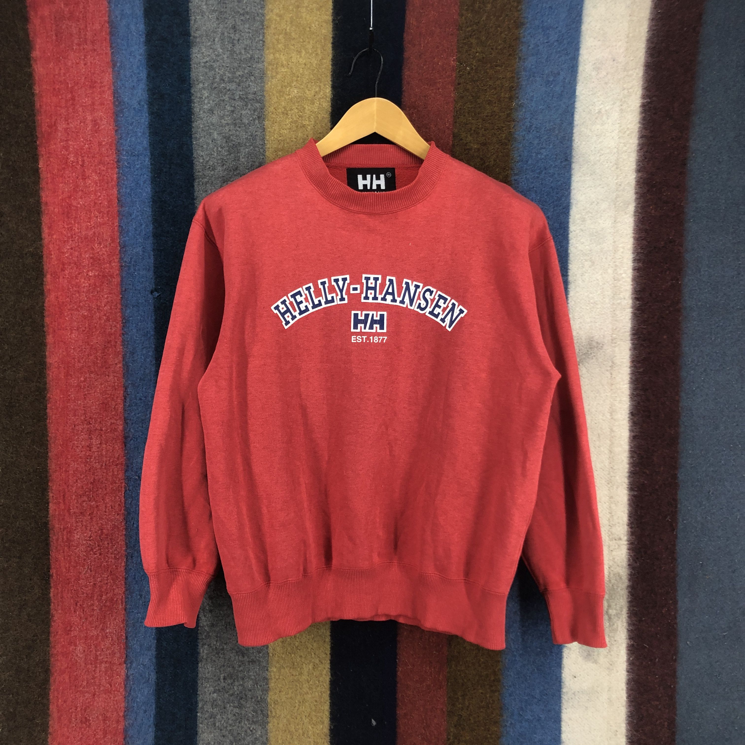 Helly Hansen × Vintage Vintage HELLY HANSEN Crew Neck Sweatshirt #0511 ...