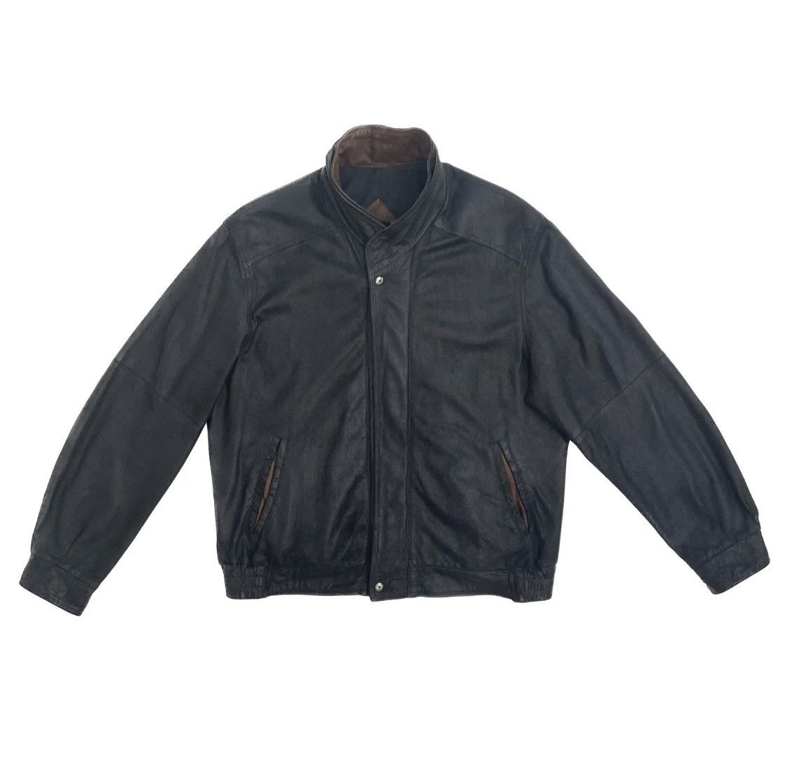 Overland Landon Lite Lambskin Suede Leather Bomber Jacket | Grailed