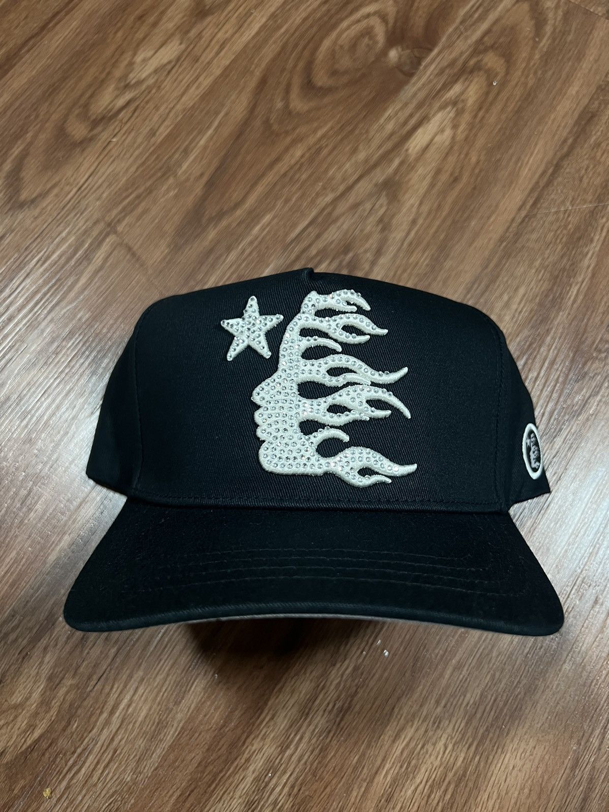 Designer × HELLSTAR × Streetwear Hellstar Black SnapBack Rhinestone ...