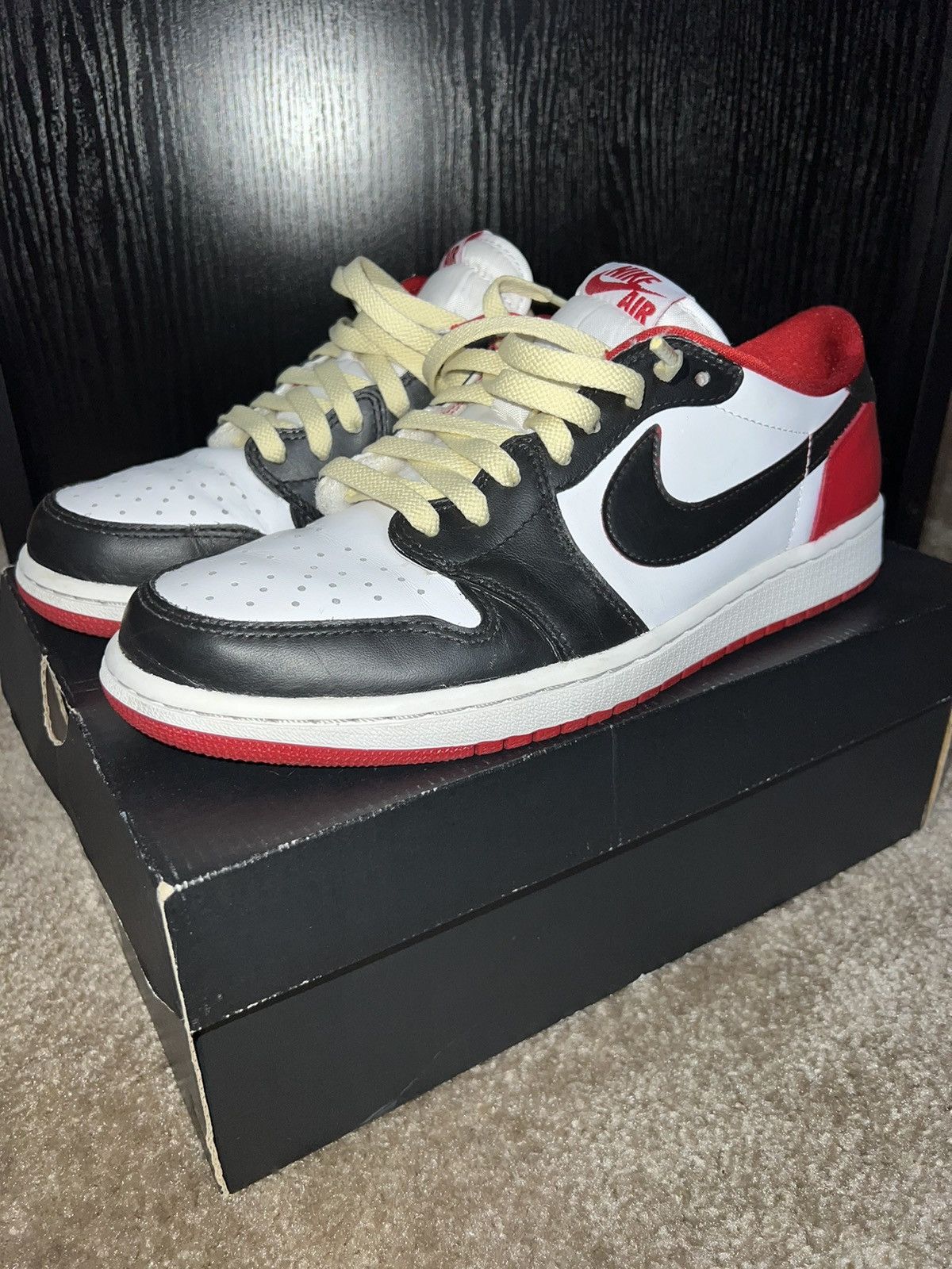 Jordan Brand × Nike Nike Air Jordan 1 Low OG Varsity Red 2015 Red ...