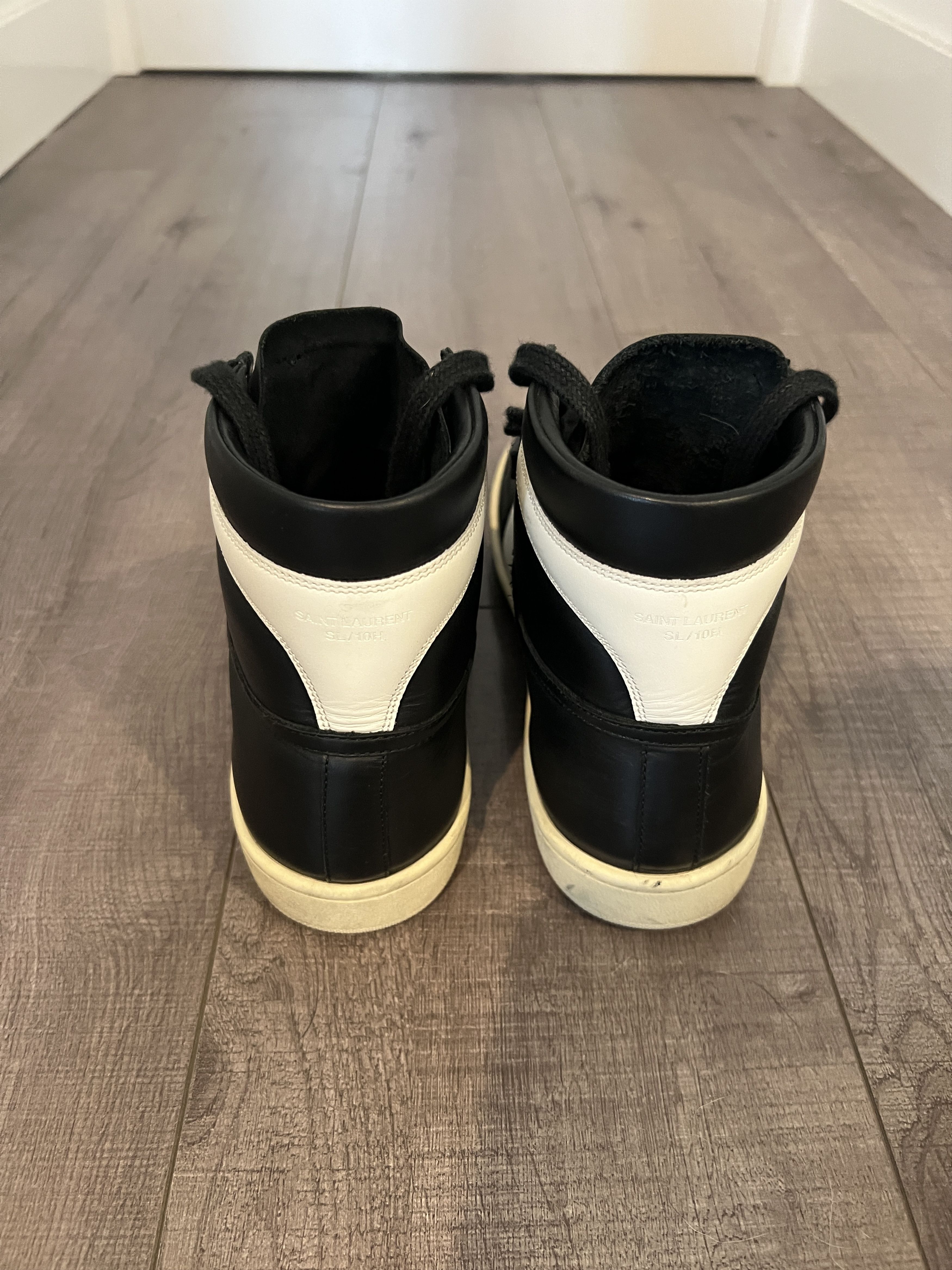 Saint Laurent Paris Signature Court Classic SL/10H Leather High Top ...