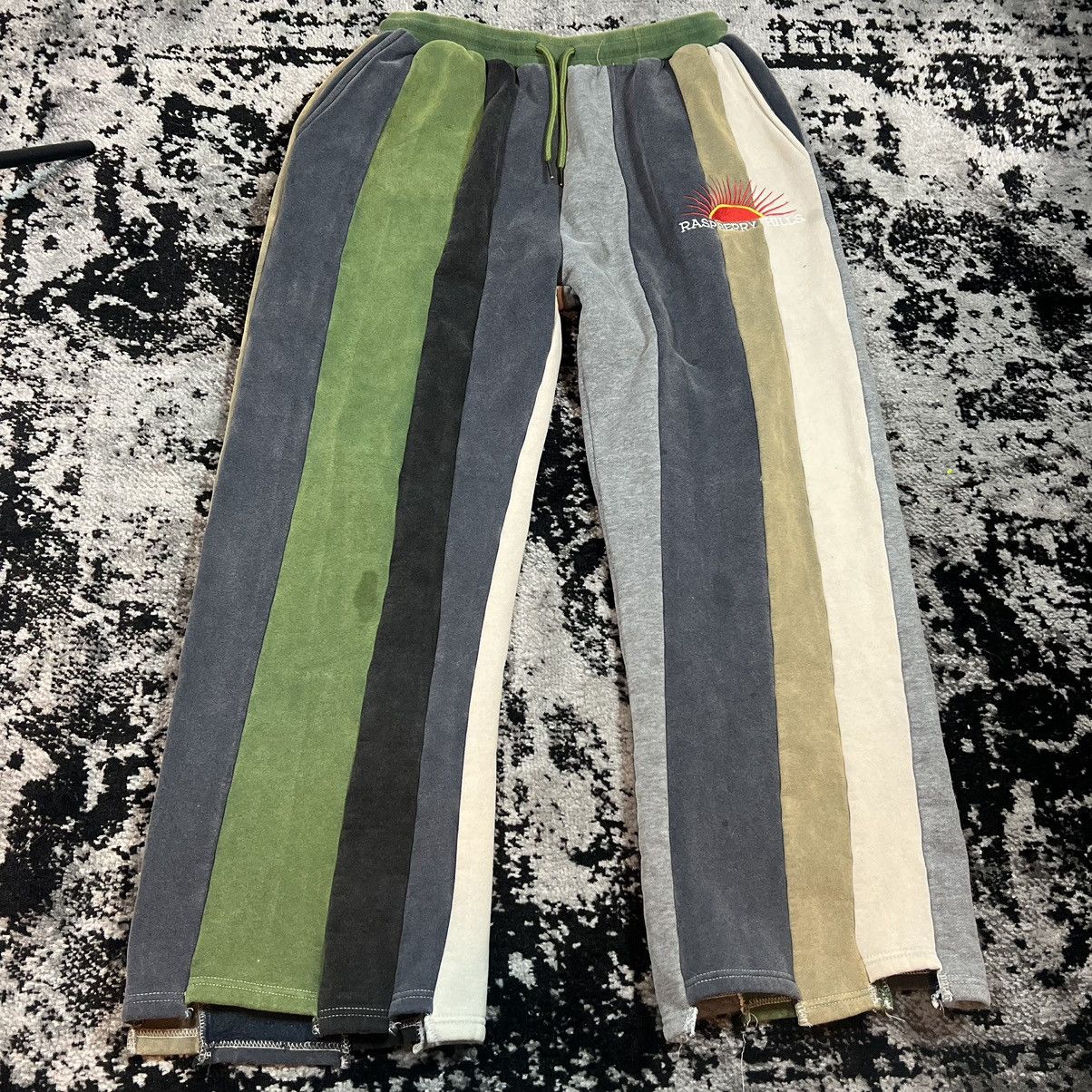 The GV Gallery Raspberry Hills Bonsai Crazy Stitching Sweatpants | Grailed