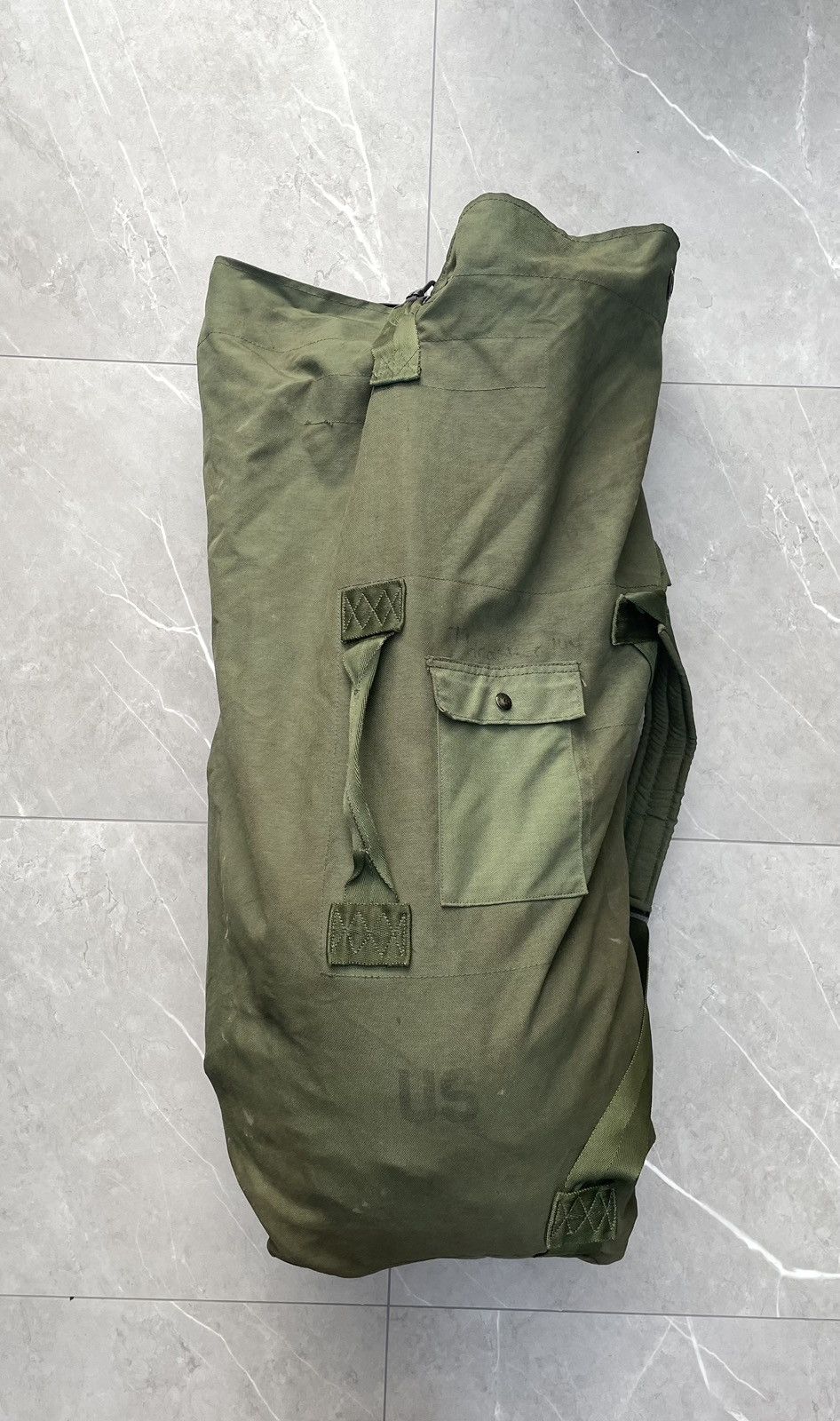 Vintage 1980s Military Vintage Oversized Duffle Bag | Grailed