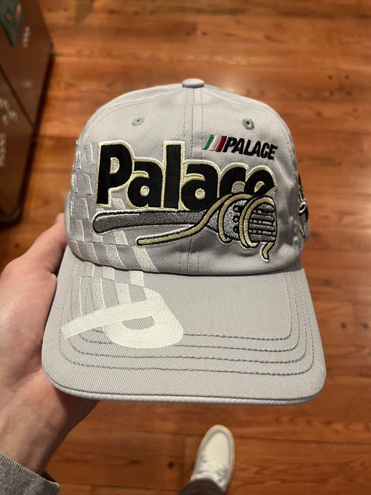 Palace Palace PALELLO SHELL 6-PANEL GREY Hat Cap Gray | Grailed