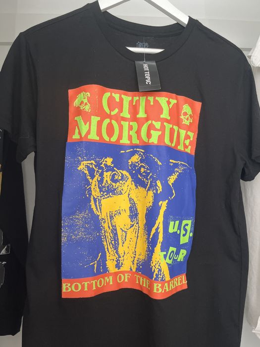 Missing Since Thursday City morgue bottom of the barrel tour dog tee ...