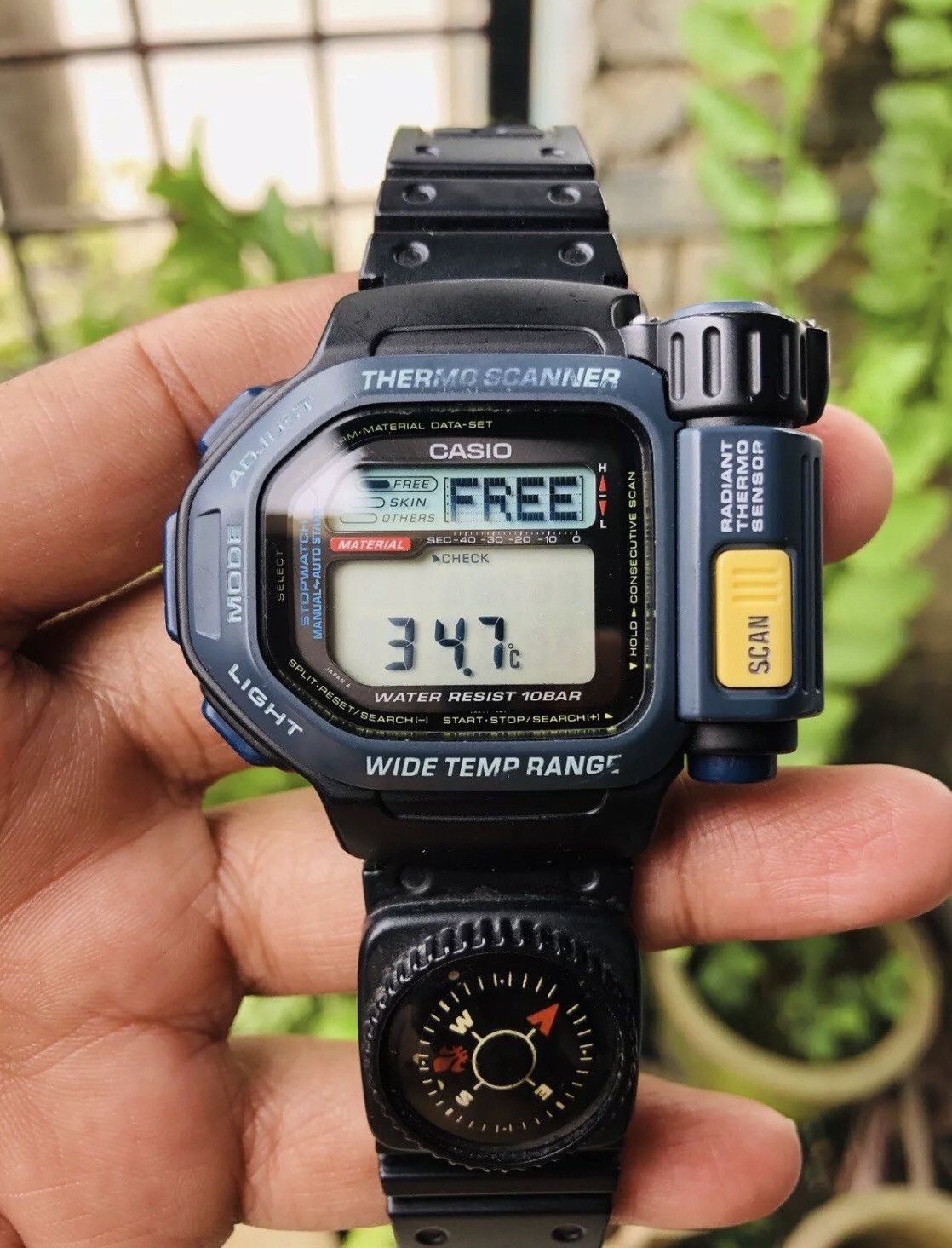 Casio VINTAGE CASIO TSR-110 THERMO SCANNER | Grailed