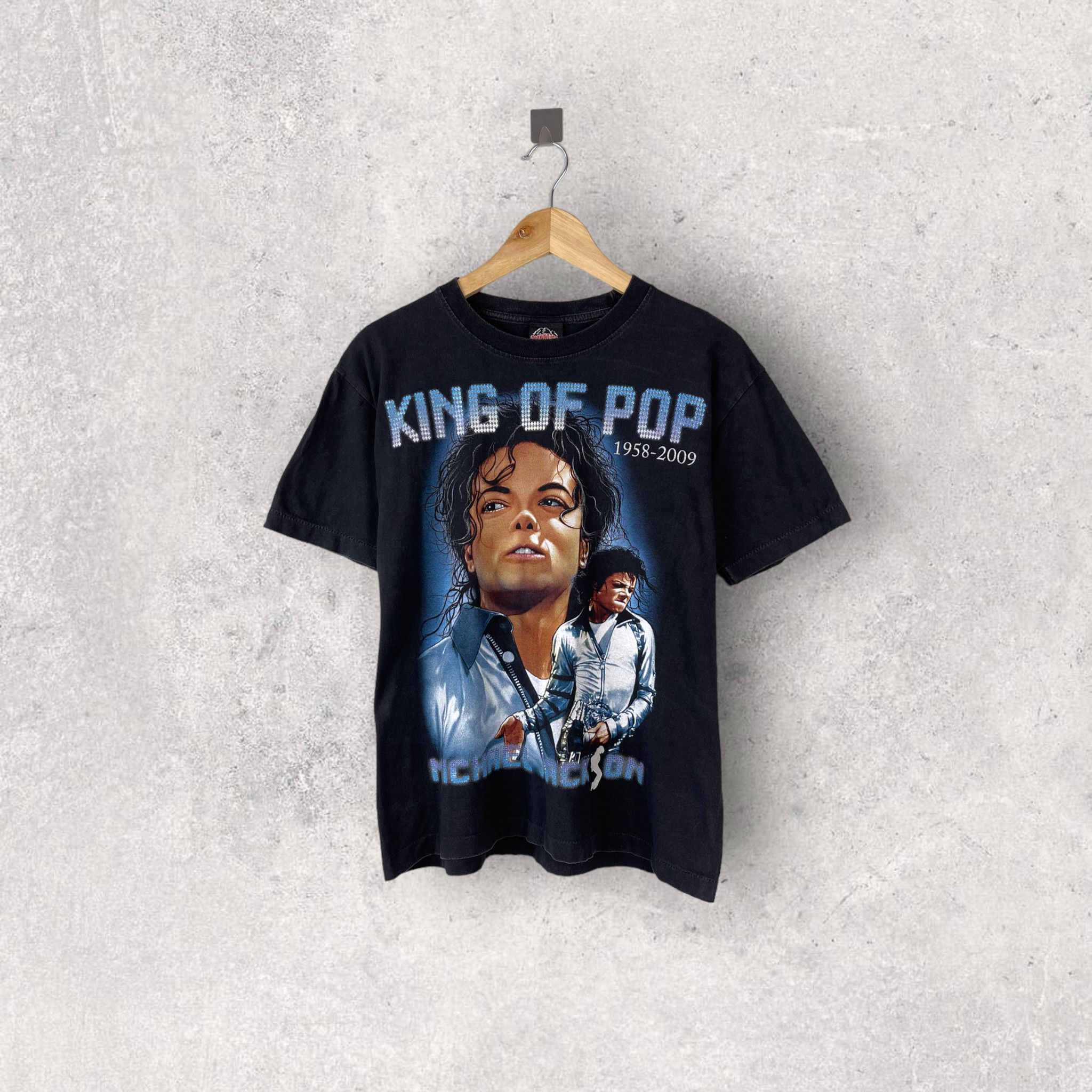 Vintage Vintage 90s MICH MICHAEL JACKSON KING OF POP T-Shirt | Grailed