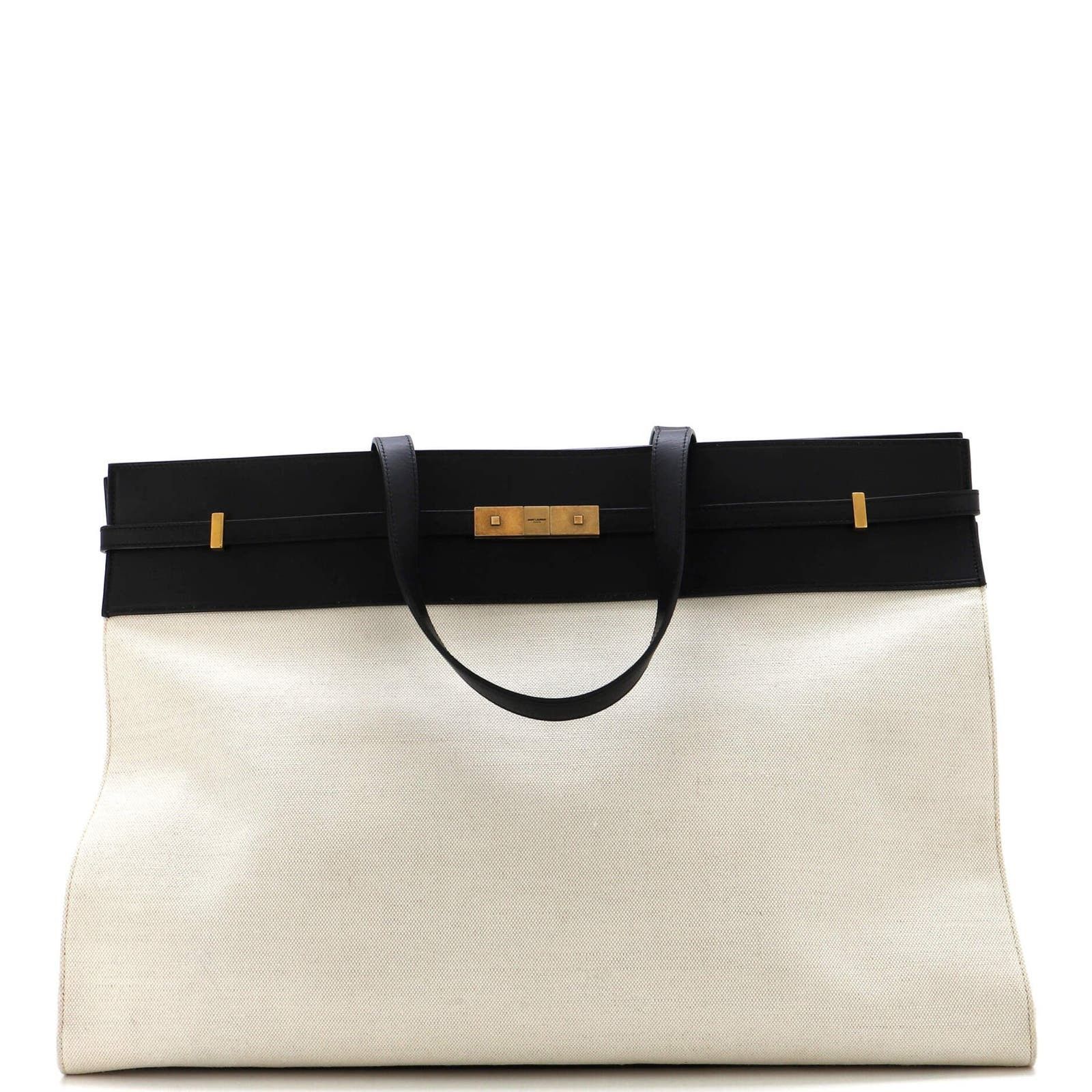 Yves Saint Laurent Manhattan Tote Canvas with Leather Large | Grailed