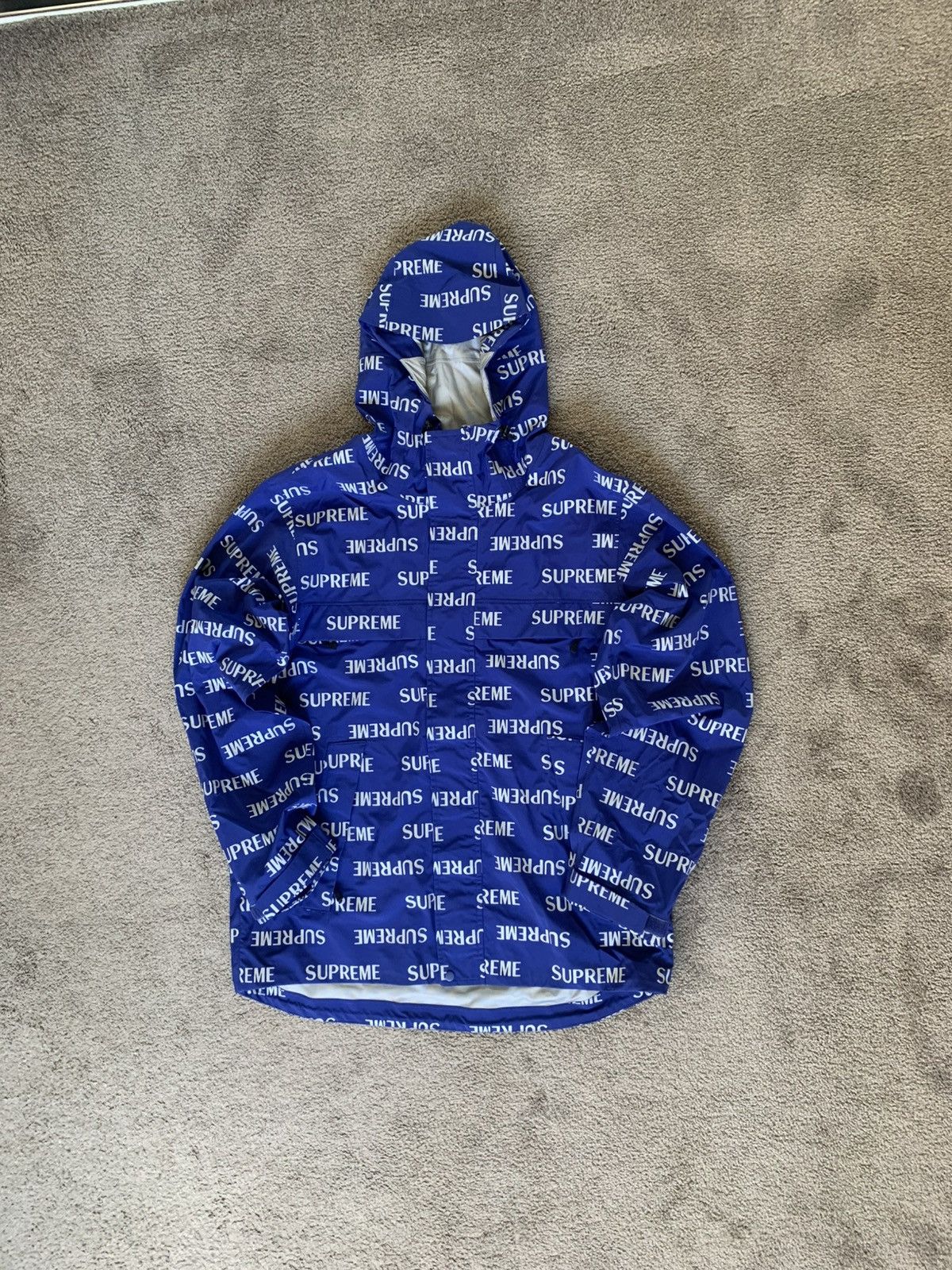 Supreme Supreme FW/16 Repeat 3M taped seam jacket | Grailed
