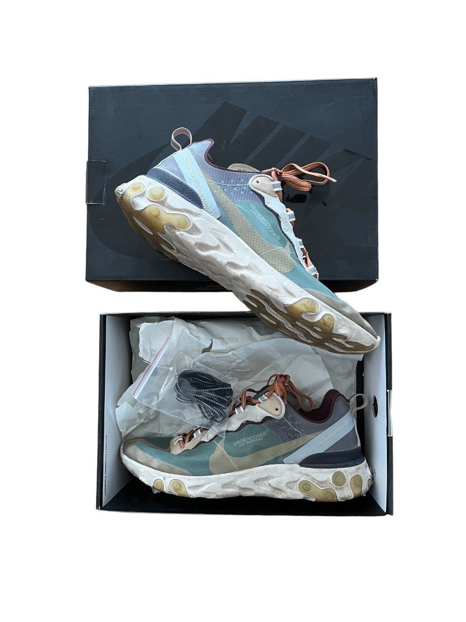 Nike × Undercover Nike React Element 87 Undercover Green Mist | Grailed