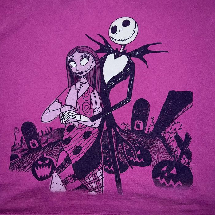 Disney Disney Nightmare Before Christmas Purple Jack Sally Tshirt | Grailed