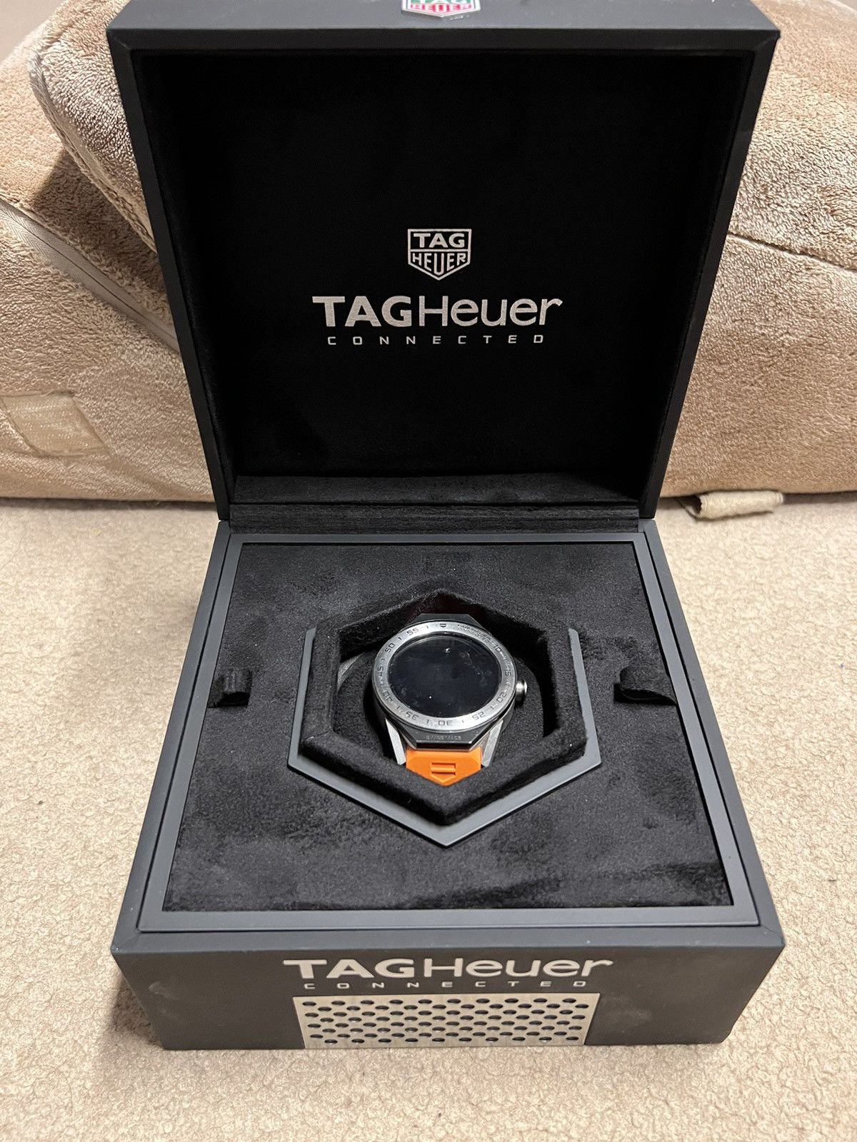 Tag Heuer Tag Huer SBF8A8001.11FT6081 Connect Chronograph Orange Watch ...