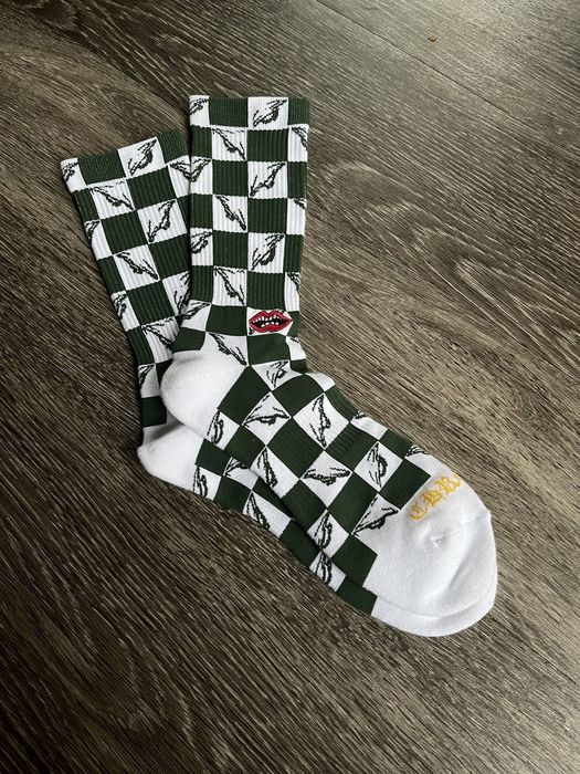 Chrome Hearts Chrome Hearts Matty Boy Checkered Sock | Grailed