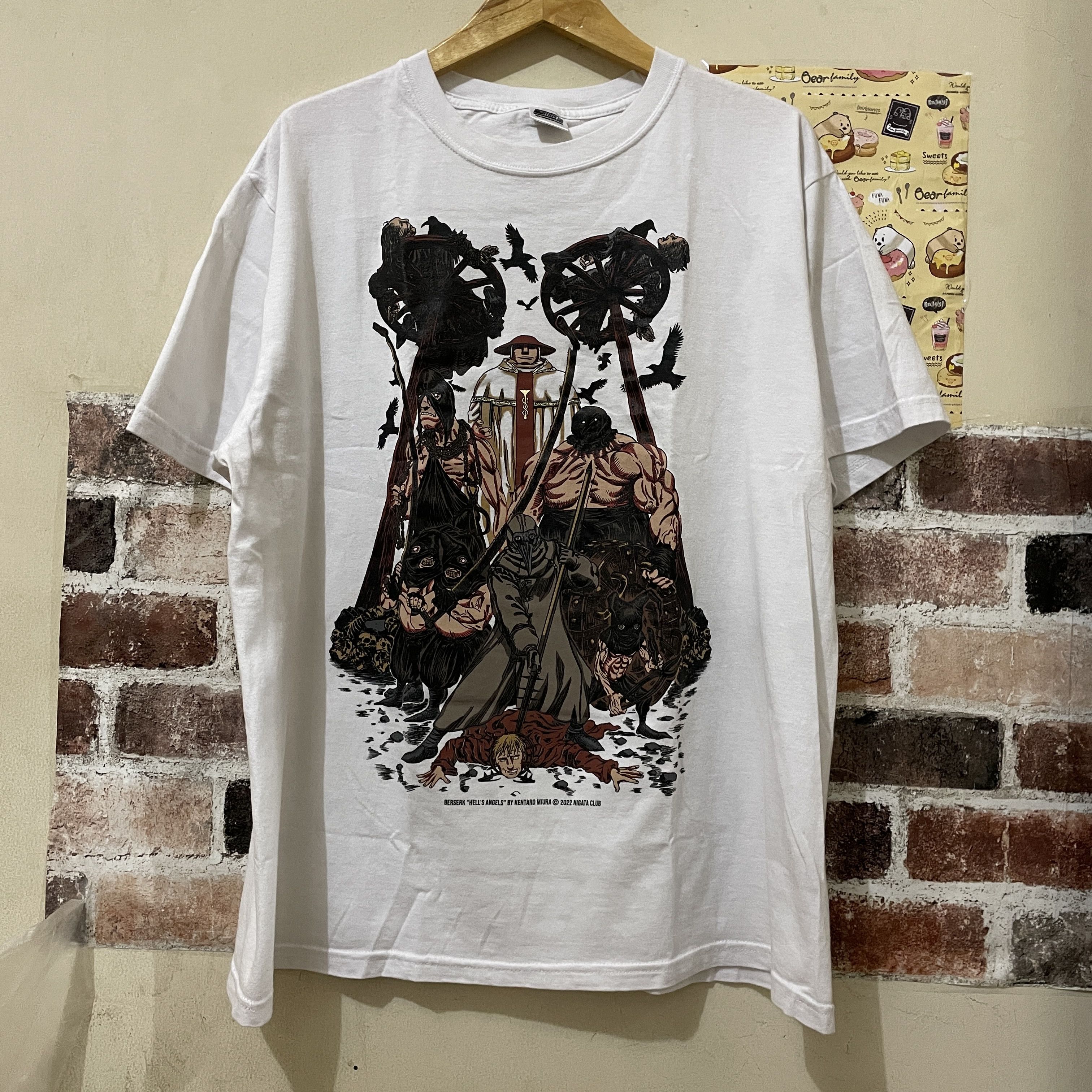 Japanese Brand Berserk Hell’s Angel Guts Griffith Manga Anime T shirt ...