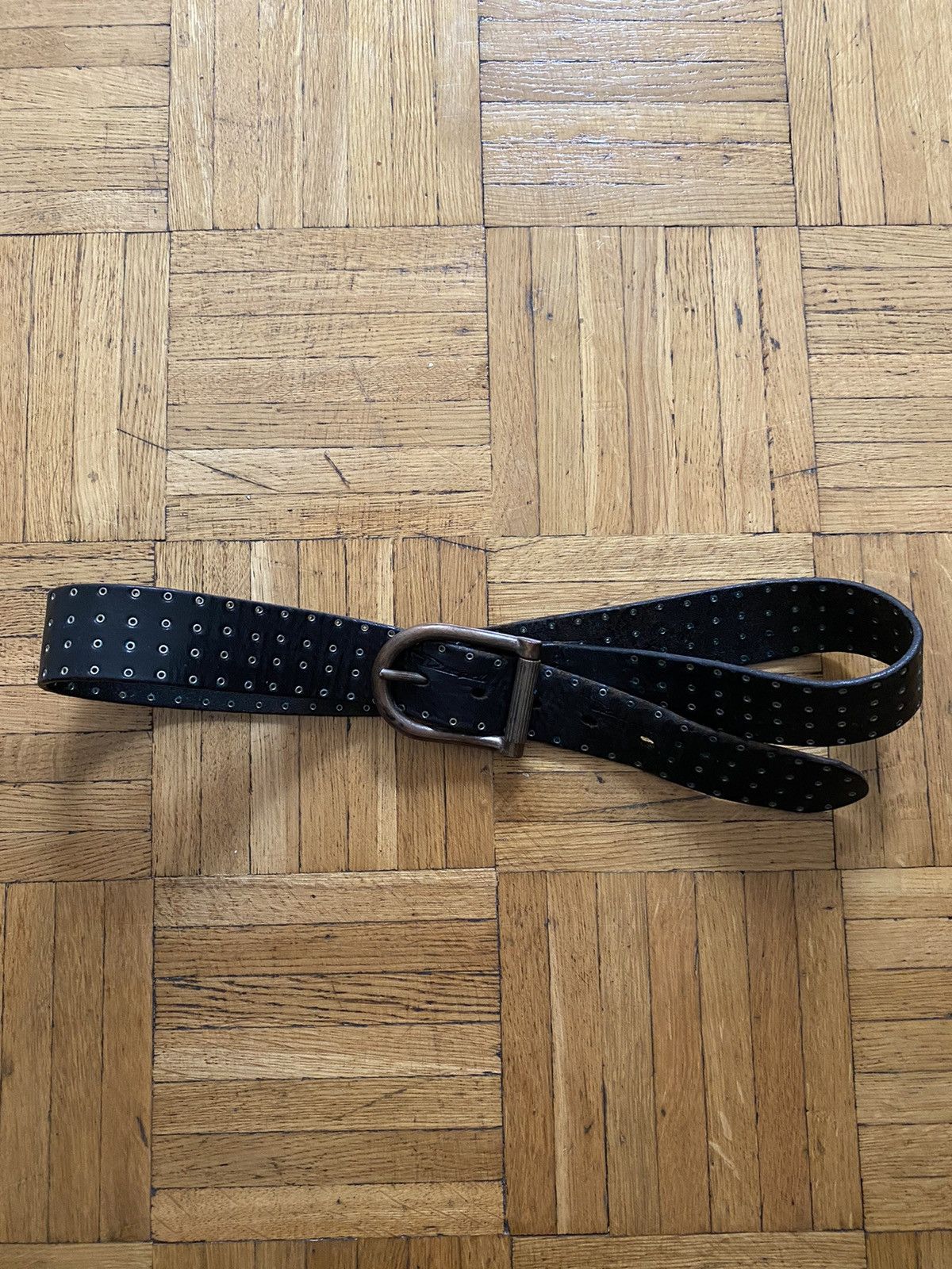 Diesel Vintage Diesel Studded Leather Belt | Grailed