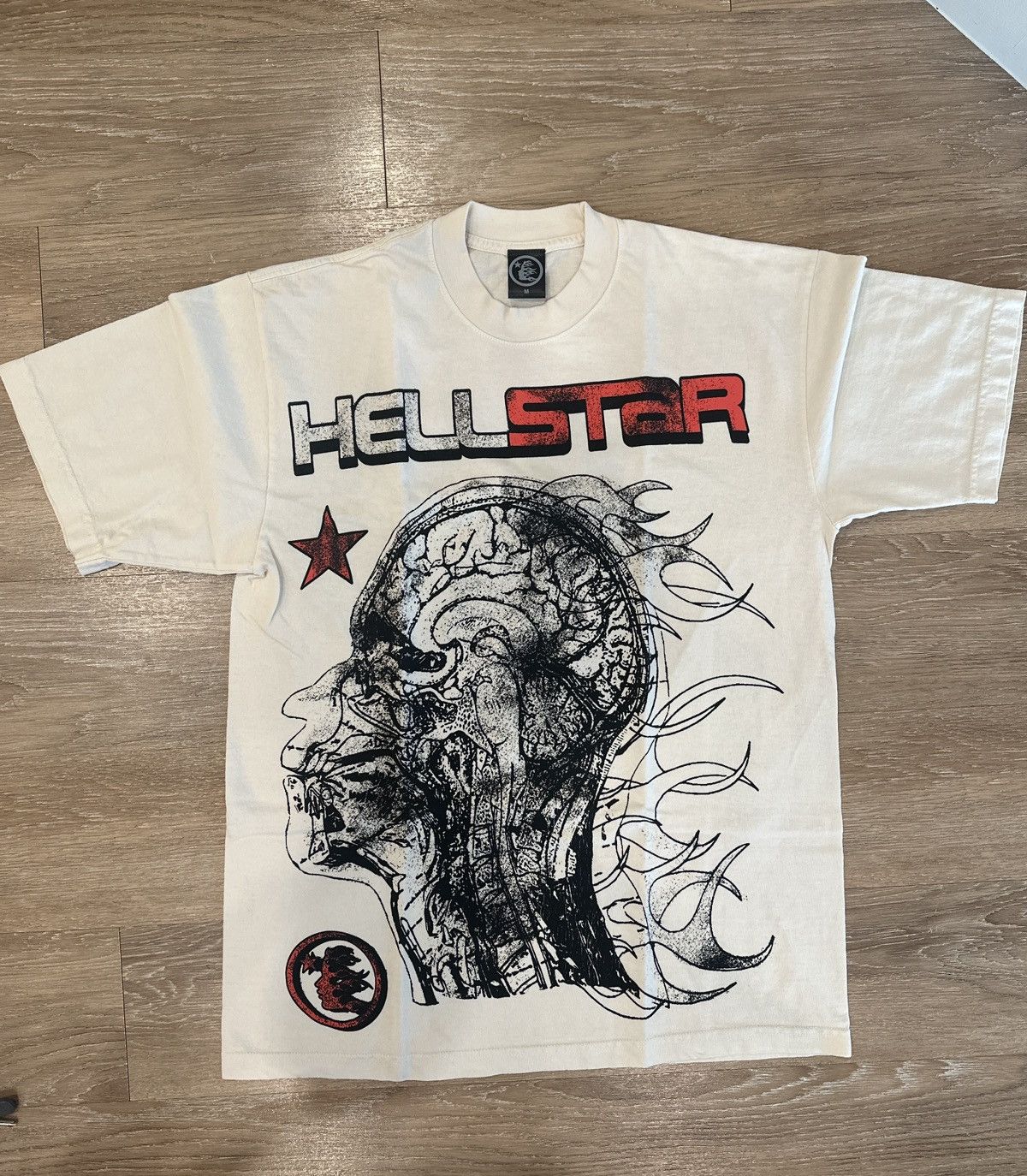 HELLSTAR HELLSTAR STUDIOS TOUR LOGO HUMAN DEVELOPMENT T-SHIRT | Grailed