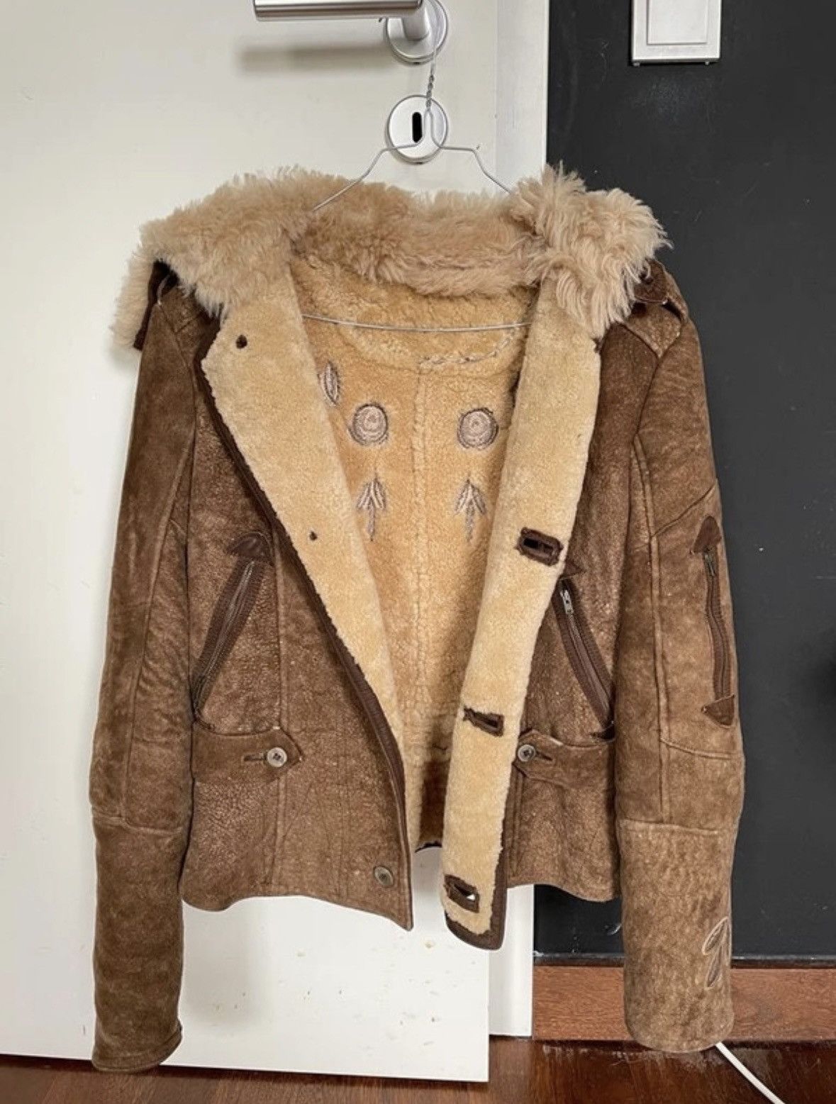 Diesel Diesel Duffle Coat Shearling Lambskin rare | Grailed