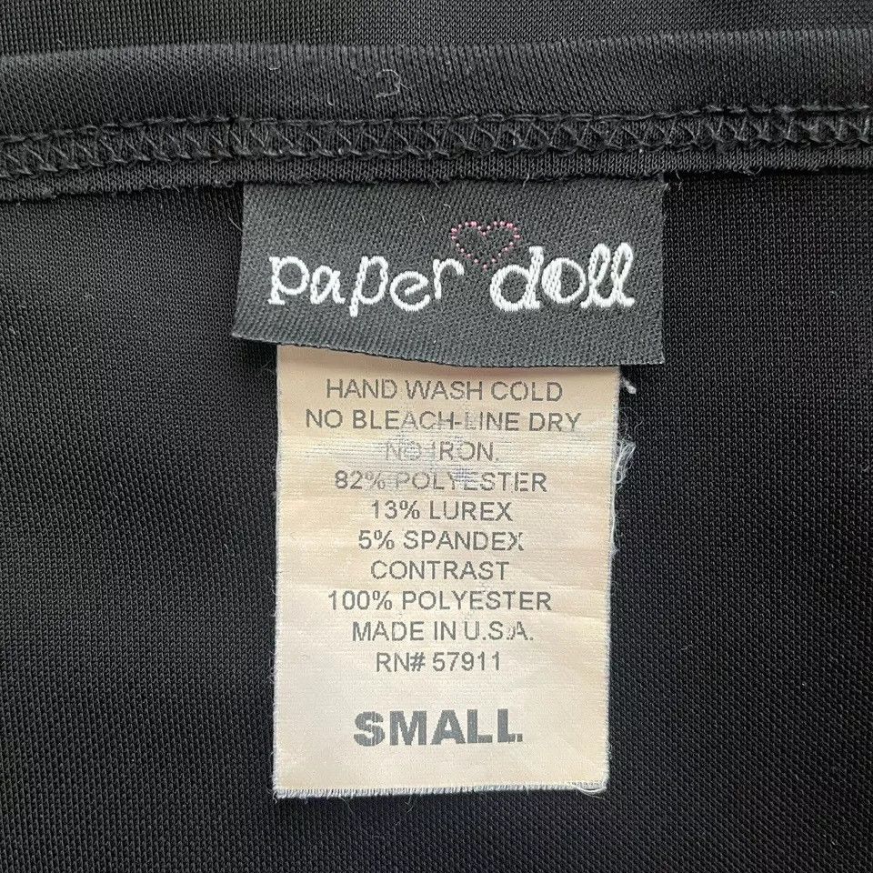 Vintage 90s Y2K Paper Doll Sheer Ruched Black Mesh Bell Sleeve Top ...