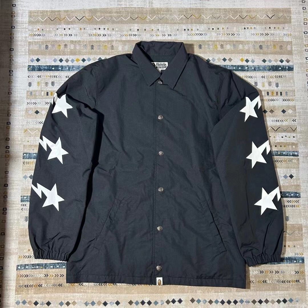 Bape BAPESTA COACH JACKET | Grailed