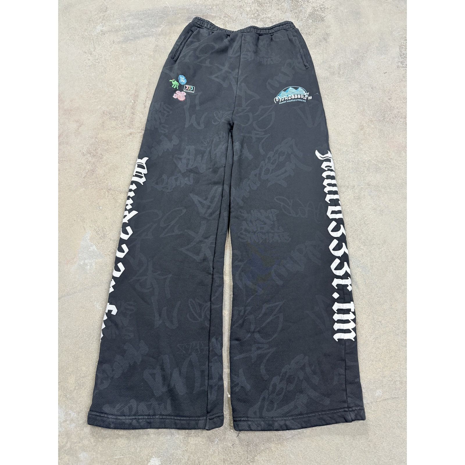 murd333r.fm Murder.fm Sweats Black Disney Large New | Grailed