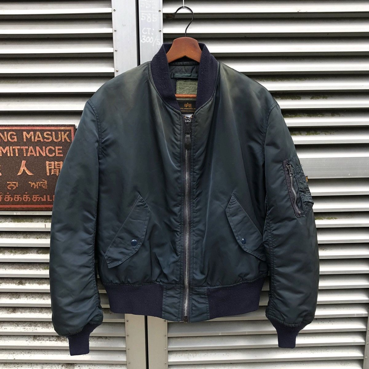 Vintage Vintage Sun Faded Flyers Man Intermediate Ma-1 Bomber Jacket | Grailed