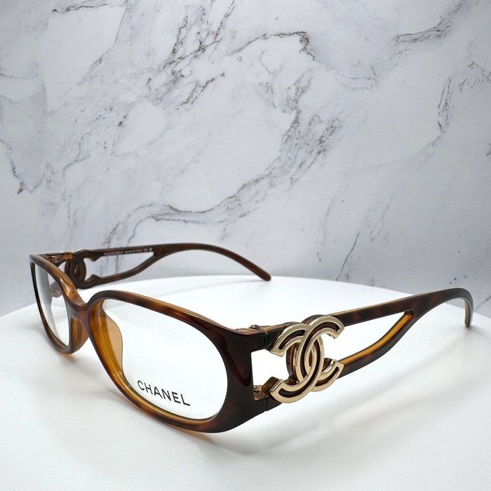 Chanel Chanel Eyeglasses Glasses Frames Black Authentic | Grailed