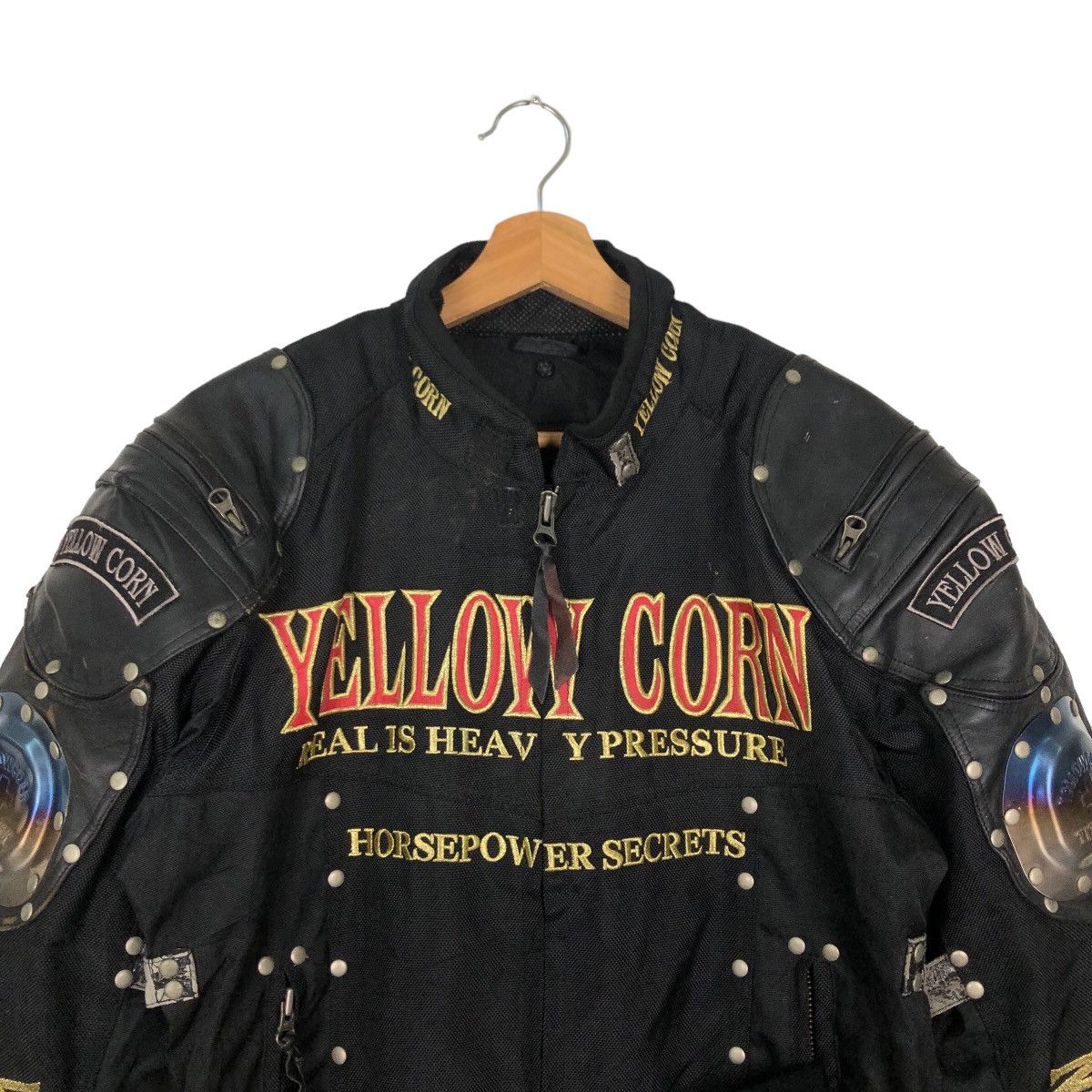 Hein Gericke × Kadoya × Racing VINTAGE RACER MOTORCYCLE JACKET YELLOW ...